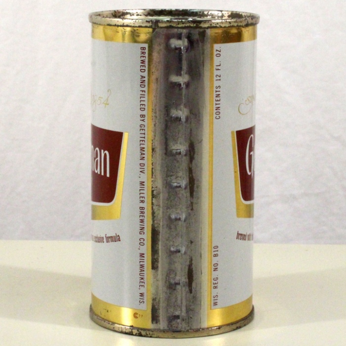 Gettelman Beer 069-25 at Breweriana.com