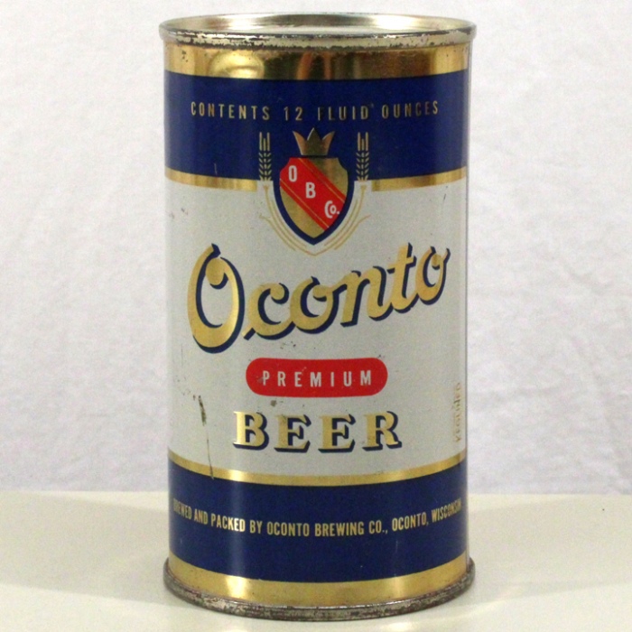Oconto Premium Beer 104-01 at Breweriana.com