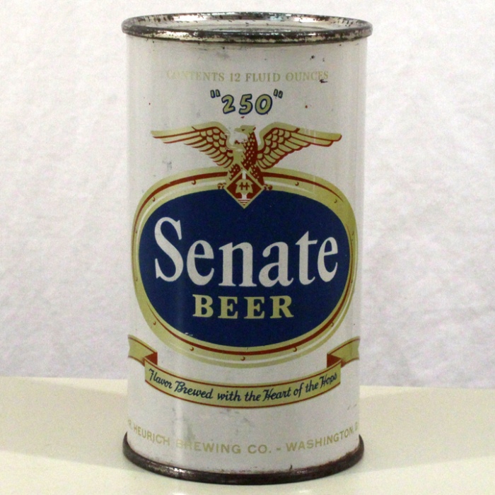 Senate "250" Beer 132-22 at Breweriana.com