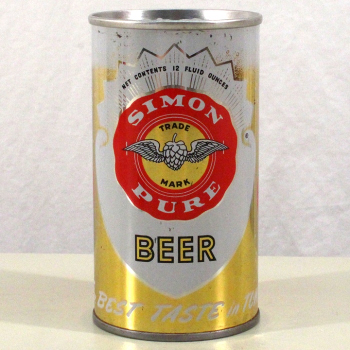 Simon Pure Beer 125-02 at Breweriana.com