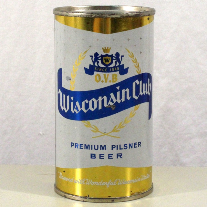 Wisconsin Club Premium Pilsner Beer 146-17 at Breweriana.com