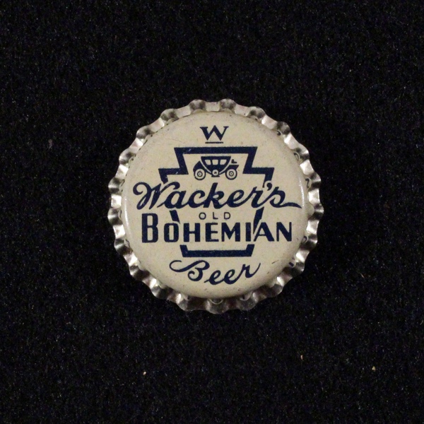 Wacker's Old Bohemian Beer PA Tax at Breweriana.com