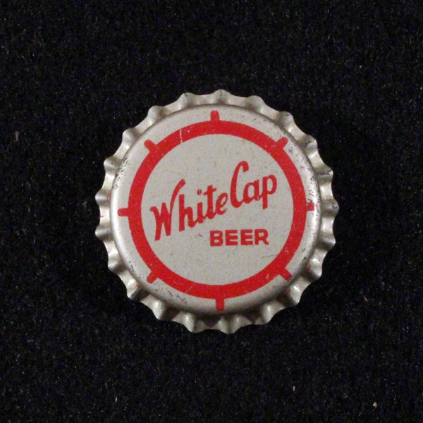White Cap Beer - Red at Breweriana.com