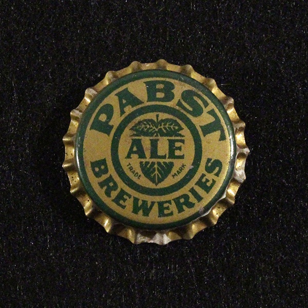 Pabst Ale - Enamel Gold at Breweriana.com