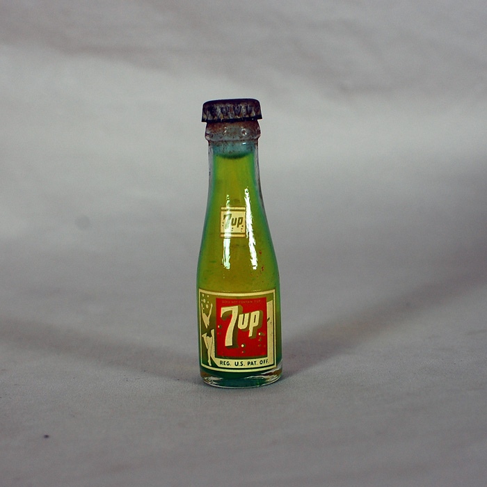 7 Up Mini Soda Bottle at Breweriana.com