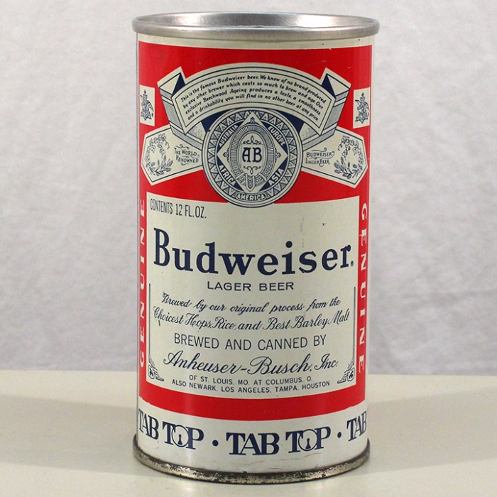 Budweiser Lager Beer (Columbus) L049-21 at Breweriana.com