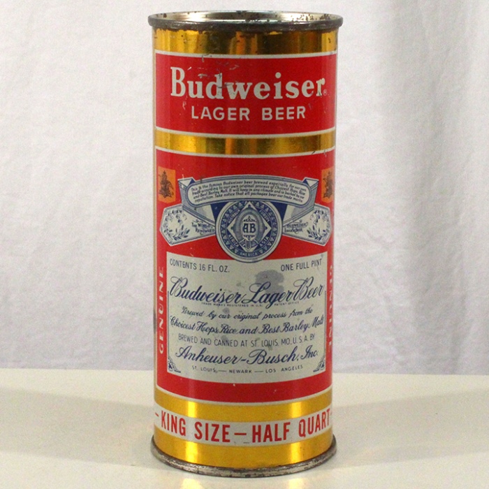Budweiser Lager Beer 226-23 at Breweriana.com