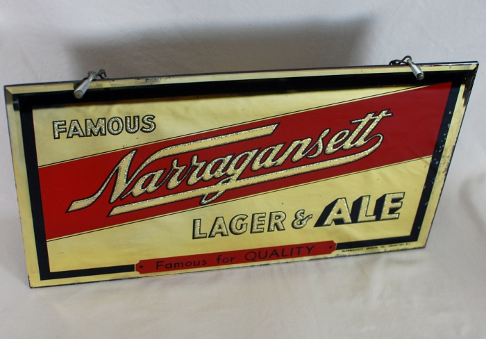 Narragansett RPG Sign at Breweriana.com