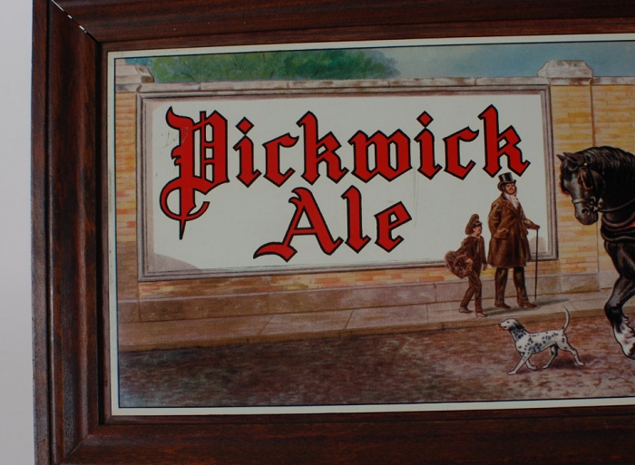 Haffenreffer Pickwick Ale Tin Sign at Breweriana.com