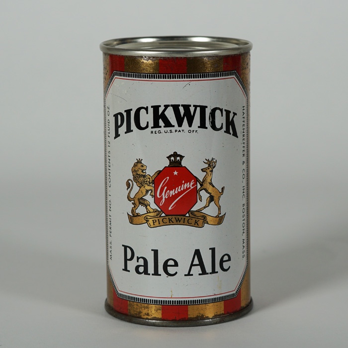 Pickwick Pale Ale Flat Top Beer Can at Breweriana.com