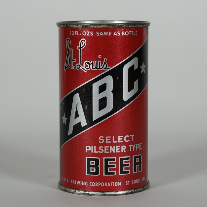 St. Louis ABC Beer Can 4 at Breweriana.com