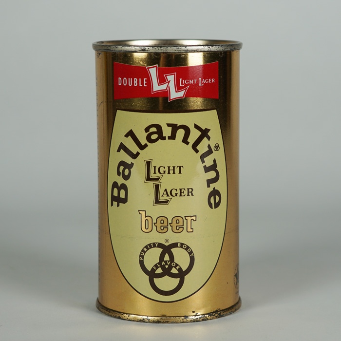 Ballantine Light Lager Can 34-03 at Breweriana.com