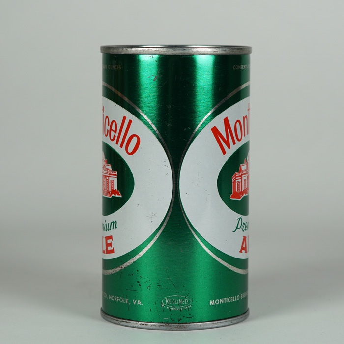 Monticello Ale JUICE TAB Can 95-04 at Breweriana.com