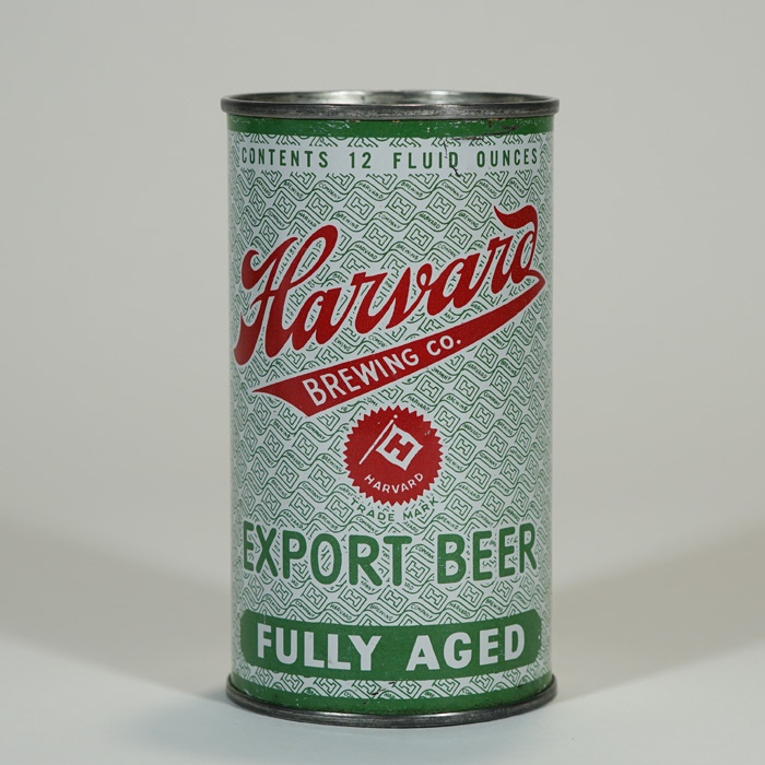 Harvard Export Green Label Beer Can IRTP 80-34 at Breweriana.com