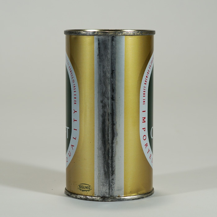 Croft Imported Ale Can 52-35 ENAMEL at Breweriana.com