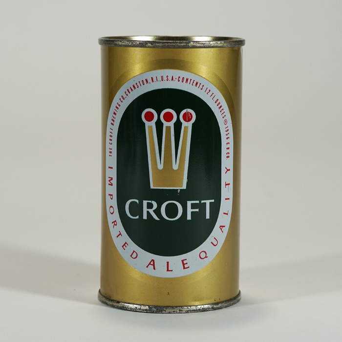 Croft Imported Ale Can 52-35 ENAMEL at Breweriana.com