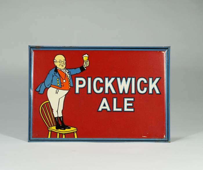 Pickwick Ale TOC Sign at Breweriana.com