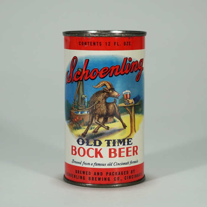 Schoenling Old Time Bock Beer Can 132-03 at Breweriana.com