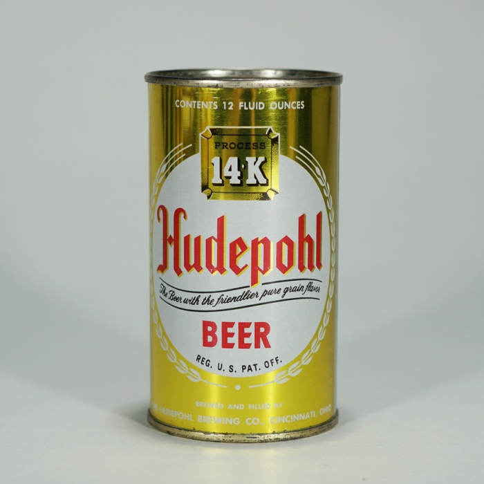 Hudepohl 14k Beer Can 84-15 at Breweriana.com