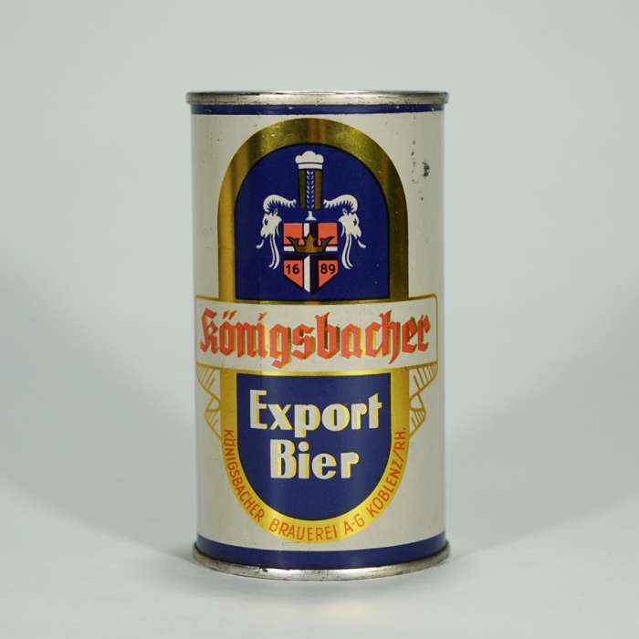 Konigsbahcer Export Bier Can at Breweriana.com