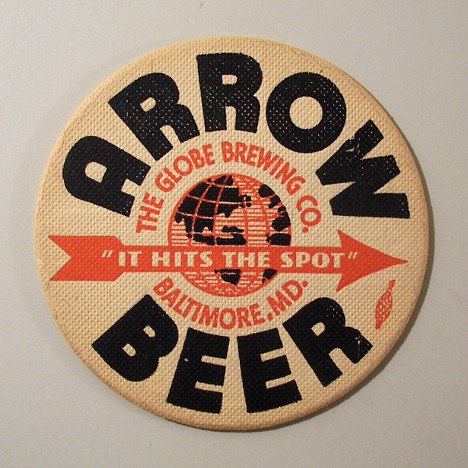 Arrow Beer - Arrow Ale on Reverse at Breweriana.com