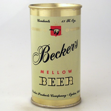 Becker's Mellow Beer Metallic Gold 035-31 at Breweriana.com
