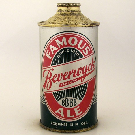 Beverwyck Ale 151-30 at Breweriana.com