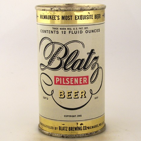 Blatz Pilsener Beer IRTP 039-07 at Breweriana.com