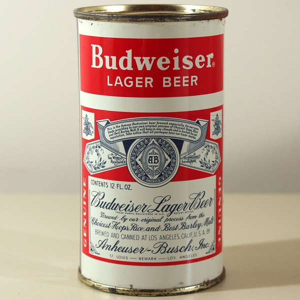 Budweiser Lager Beer (Los Angeles) 043-20 at Breweriana.com