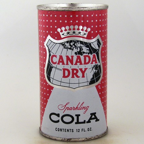 Canada Dry Sparkling Cola at Breweriana.com
