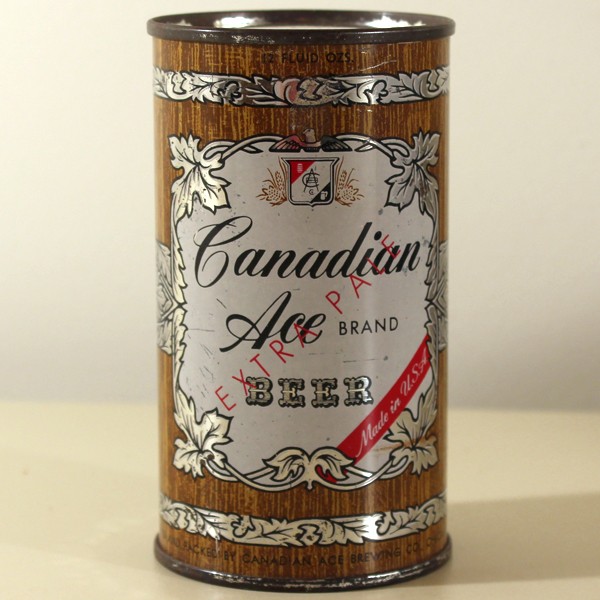 Canadian Ace Brand Extra Pale Beer 048-09 at Breweriana.com