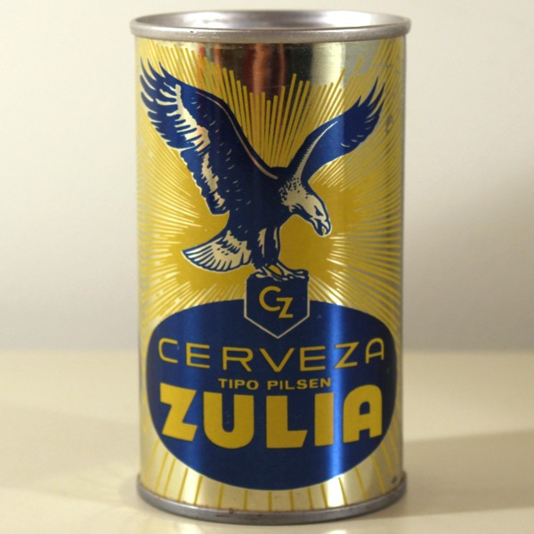 Cerveza Zulia Tipo Pilsen at Breweriana.com