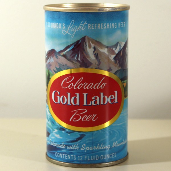 Colorado Gold Label Beer (Dark Mountains) 069-31 at Breweriana.com