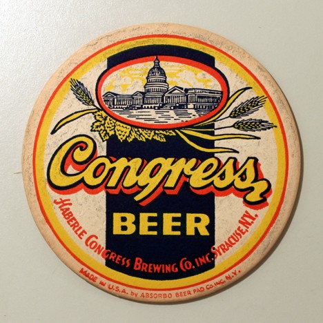 Congress Beer at Breweriana.com