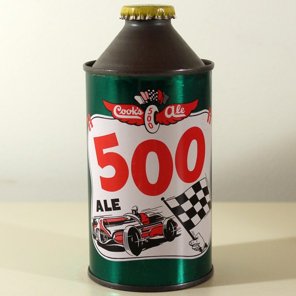 Cook's "500" Ale 158-03 at Breweriana.com