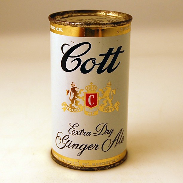 Cott Extra Dry Ginger Blk at Breweriana.com