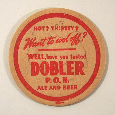 Dobler - Hot? Thirsty? Want To Cool Off? at Breweriana.com