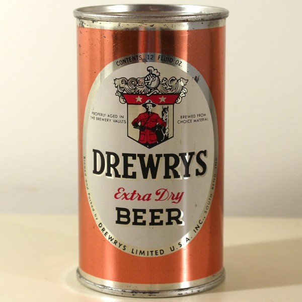 Drewrys Extra Dry Beer Orange Sports L056-05 at Breweriana.com