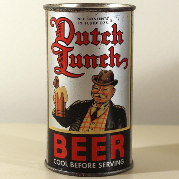 Dutch Lunch Beer 208 at Breweriana.com