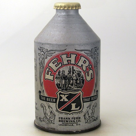 Fehr's X/L Beer 193-25 at Breweriana.com