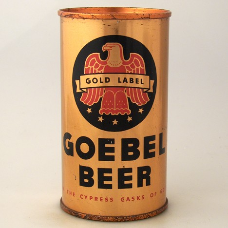 Goebel Gold Label Beer 340 at Breweriana.com