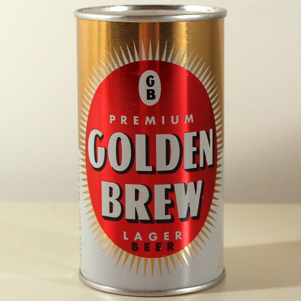 Golden Brew Premium Lager Beer 072-27 at Breweriana.com