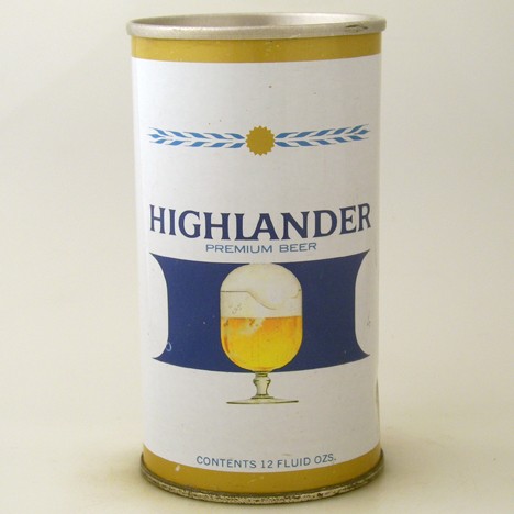 HIghlander Premium Beer 076-18 at Breweriana.com