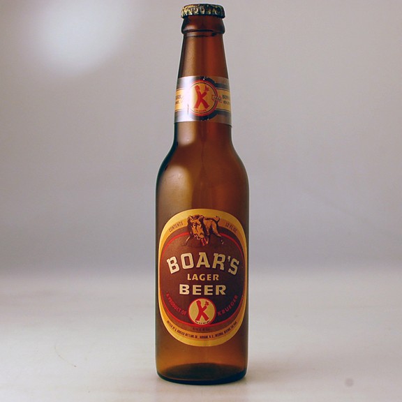 Boar's Lager Beer Krueger at Breweriana.com