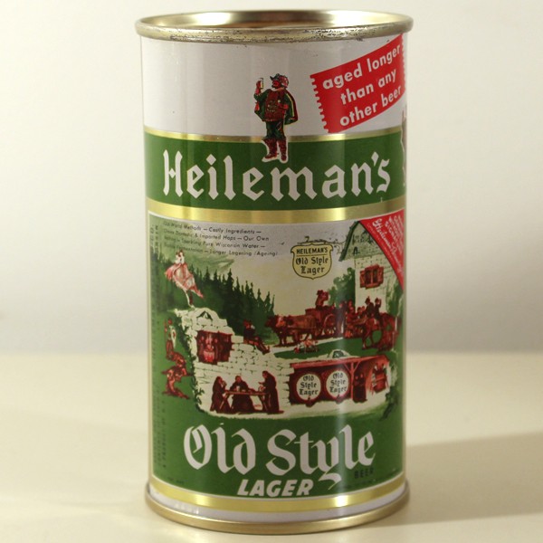 Heileman's Old Style Lager Beer 108-15 at Breweriana.com