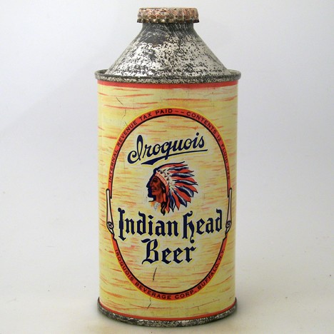 Iroquois Indian Head Beer 170-10 at Breweriana.com