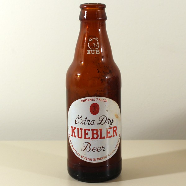 Kuebler Extra Dry Beer "Kub" ACL at Breweriana.com