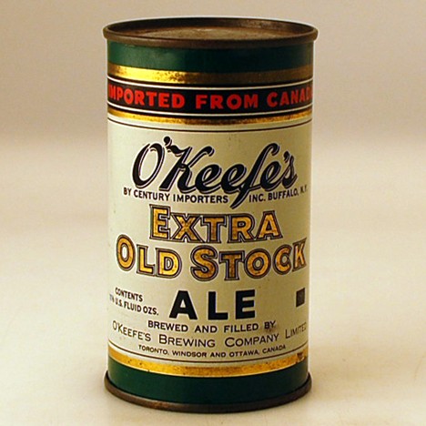O'Keefe's Extra Old Stock Ale at Breweriana.com