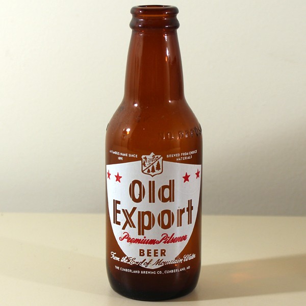 Old Export Premium Pilsener Beer ACL Bottle at Breweriana.com