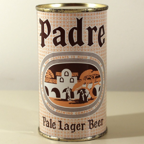 Padre Pale Lager Beer 112-11 at Breweriana.com